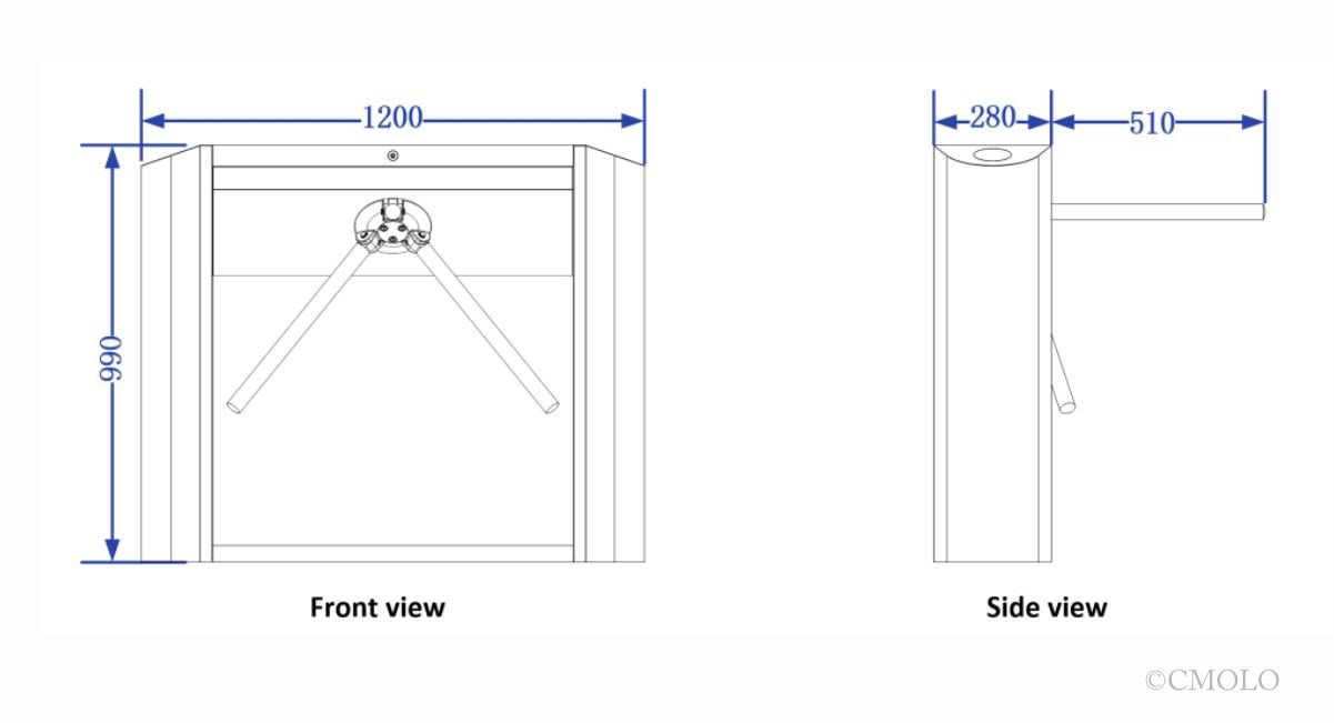 China Customized Tripod Gate Access Control System Manufacturers ...